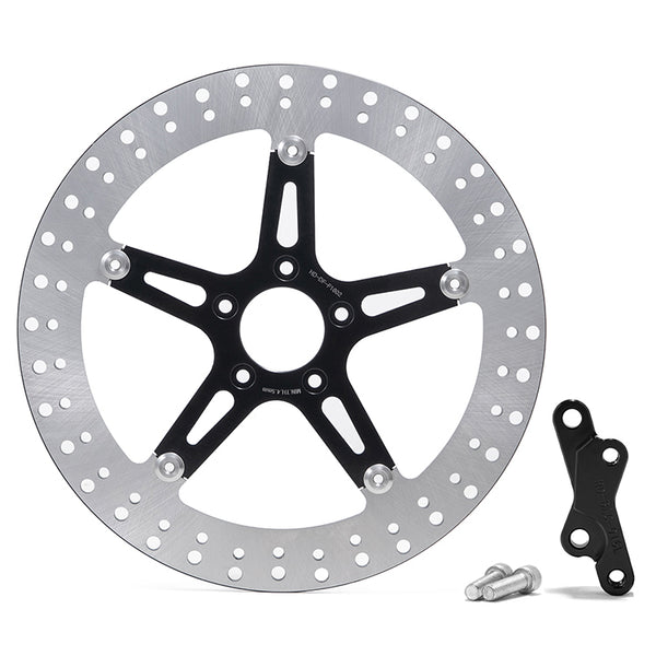 14'' Front Brake Disc Rotor & Adapter for Harley Davidson Softail 2018 ...